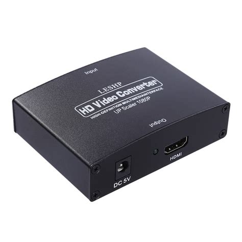 Vga To Hdmi Compatible Output 1080p Hd Audio Tv Av Grandado