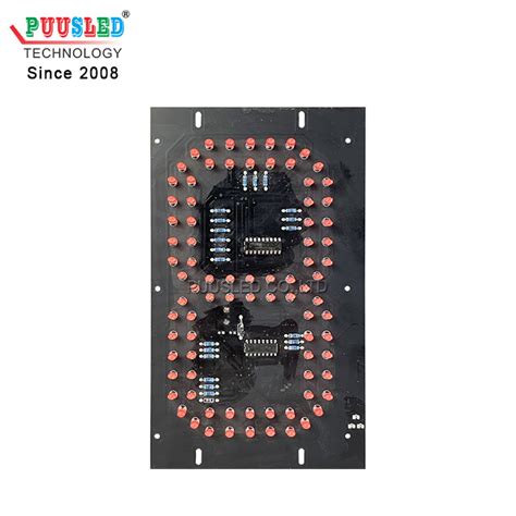 Puusled Semi Outdoor Led 8 Inch Pcb Led Digit Number 7 Segment Led Pcb Digit Number Display