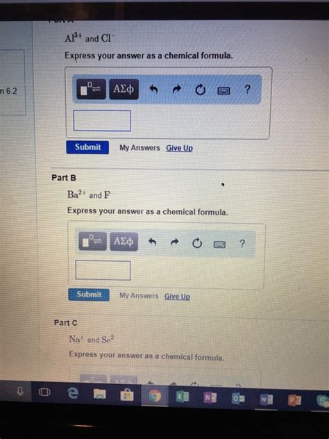 Solved Enter The Correct Ionic Formula For The Compound