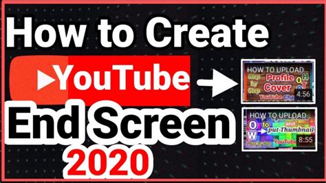 HOW TO ADD YOUTUBE END SCREEN YouTube