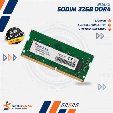 Jual Sodim ADATA 32GB DDR4 3200Mhz Sodimm RAM Laptop Shopee Indonesia