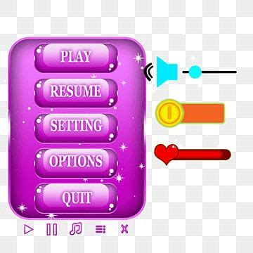 Game User Interface PNG Transparent Game User Interface Creative Design Vector With Transparent