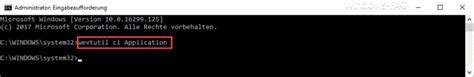 Windows Ereignisprotokoll Per Kommandozeilen Tool Wevtutil Bearbeiten Windows Faq