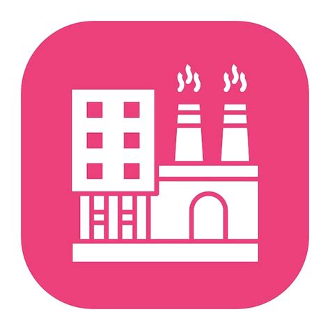 공장 오염 터 일러스트레이션 프리미엄 벡터