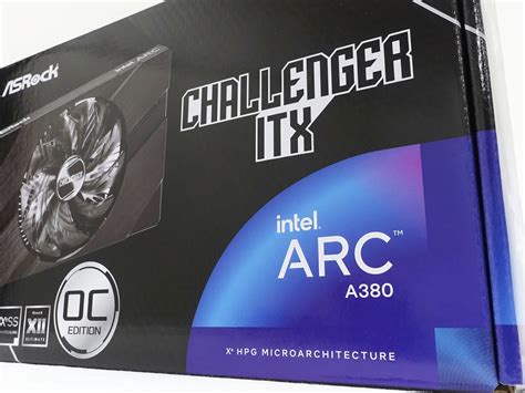ゲーミンググラボ第3の選択肢、intel Arc A380gpu搭載「intel Arc A380 Challenger Itx 6gb Oc