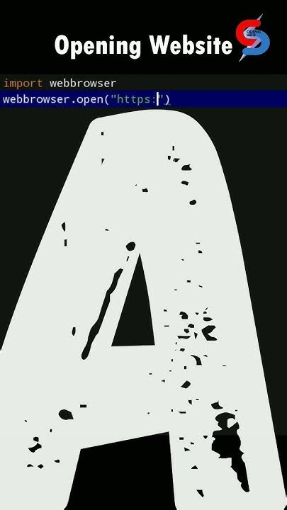 Trick 2 Opening Website Using Python Programming Coding Python Pythonprogramming Youtube