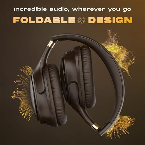 Buy Noise Three Bluetooth Headset With Mic Google Assistant Enabled Over Ear Chocolate Brown