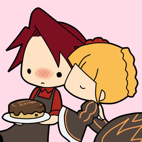 Beatrice And Ushiromiya Battler Umineko No Naku Koro Ni Drawn By