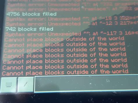 Normally When I Use The Fill Command It Works But Now This Happens