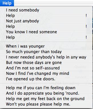 Behold The Best Software Help Menu Ever Blake Snow