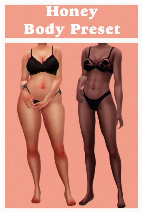 Sims 4 Female Body Presets In 2025 Sims 4 Sims Sims 4 Body Mods