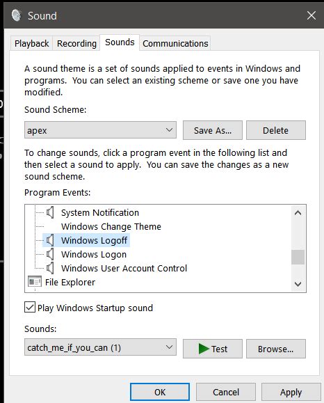 Windows Logon And Logoff Sound Is Not Working Microsoft Qanda