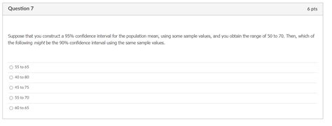 Solved Question 6 6 Pts Find The Value Of Z For The