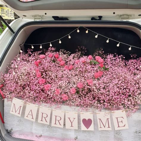 김해트렁크프로포즈 창원트렁크프로포즈 Suv카니발트렁크꽃장식 프로포즈이벤트 김해꽃집 러브천사플라워 네이버 블로그