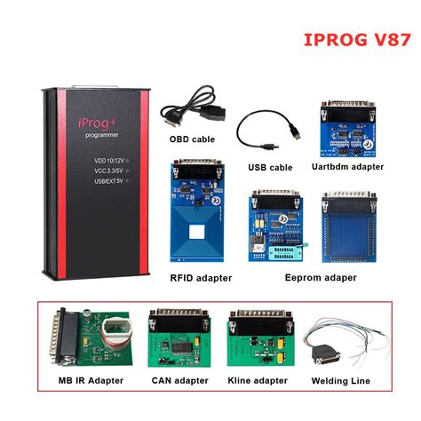 Updated V87 Iprog Key Programmer For Ecuimmoeepromairbag Reset To