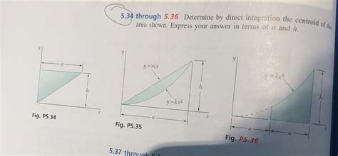 solved problem 5 34 determine by direct integration the