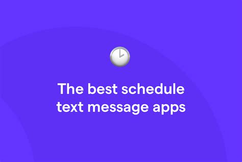 Schedule Text Message Apps 10 Best Options In 2024