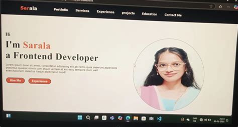 Portfoliowebsite Webdevelopment Html Css Frontenddevelopment
