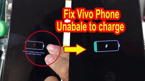 Vivo Unable To Charge Please Contact Our After Sales Service Youtube