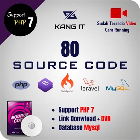 Jual 80 Source Code Program Support Php 7 Sistem Informasi Berbasis Web