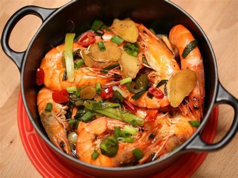 港式超惹味薑蔥炒大蝦食譜、做法 Kforkitchen的cook1cook食譜分享
