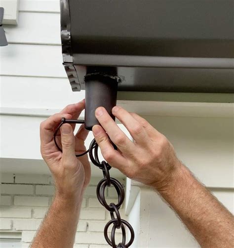 How To Install A Rain Chain Plank And Pillow Rain Chain Rain Chain