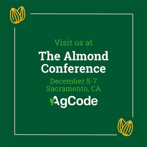 Agcode On Linkedin Agcode Thealmondconference