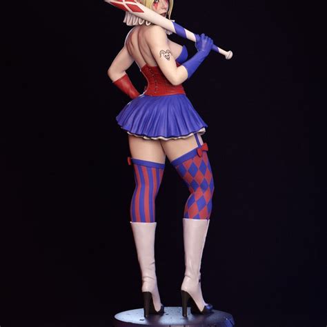 3d Printable Mad Jester Girl By Abe 3d