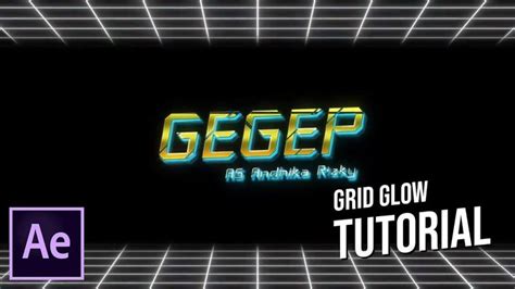 Tutorial Aesthetic Grid After Effect No Plugin After Effects Grid