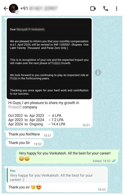 Proud Of Nxtwaves Growth And Success Girish Akash Posted On The