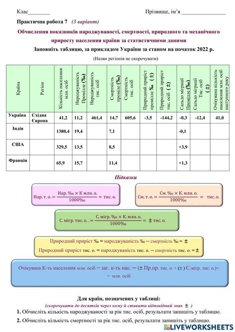 11клас 3 варіан… Free Interactive Worksheets 2284259