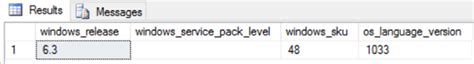 Discovering Sql Server Instance Information Using System Views