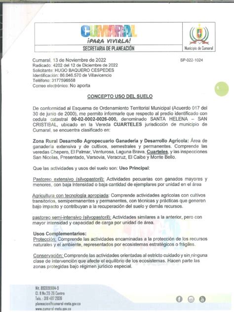 Documentos Concepto Uso Del Suelo Pdf Pdf