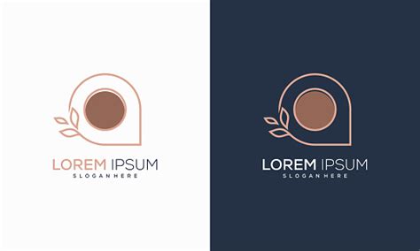 럭셔리 네이처 포인트 플레이스 로고 디자인 컨셉 벡터 농장 농업 로고 디자인 벡터 일러스트 레이 션 개념에 대한 스톡 벡터 아트