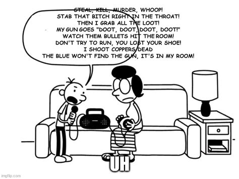 Doawk Greg Heffley Singing Meme Meme Picker