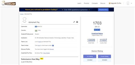 Abhishek Pal On Linkedin Codechef