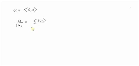 SOLVED Find A Unit Vector In The Direction Of The Given Vector Verify That The Result Has A