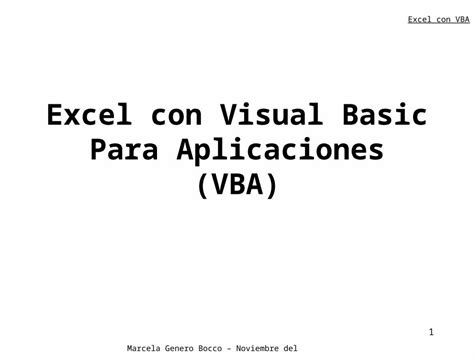 ppt apuntes de excel con vba dokumen tips