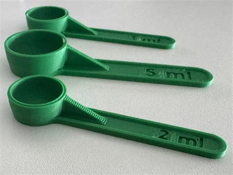 Precise Lab Measuring Spoons 2 Ml To 25 Ml By Alex Makerworld Download Free 3d Models