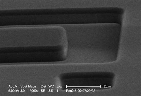 Test Data Of Etching Sio2 With Chf3 Cf4 Ucsb Nanofab Wiki
