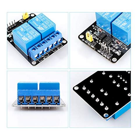 SunFounder Channel DC V Relay Module With Optocoupler Low Level Trigger Expansion Board