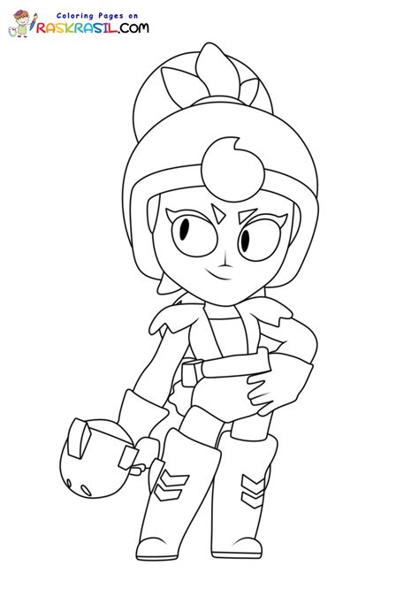 Ausmalbilder Janet Brawl Stars Kostenlos Malvorlagen Zum Ausdrucken My XXX Hot Girl