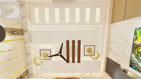 Modern False Ceiling Design Luxury Living Room Decor Idea Luxury