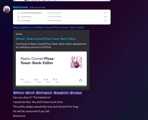 Decompilercsx And Bank Editor Hints Teehee Rpizzatower