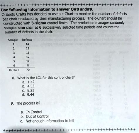Solved Tt Use Following Information To Answer Q 8 And 9 Orlando