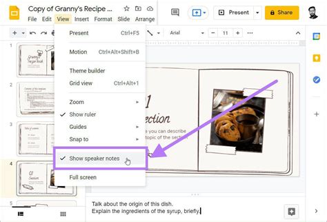 How To Add And Use Speaker Notes In Presentations On Google Slides