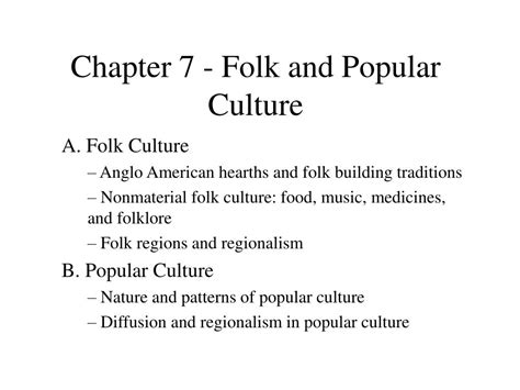 What Is Folk Culture At Saul Carroll Blog