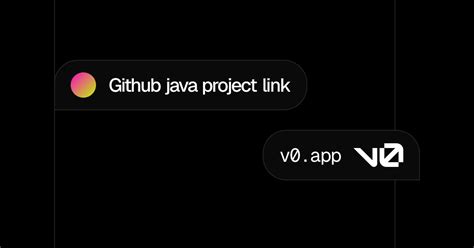 Github Java Project Link V0 By Vercel