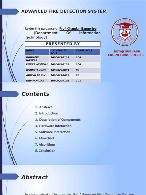 Updated Final Year Project Advanced Fire Detection System Pdf