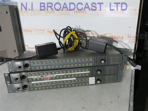 3x Clearcom Ics 1016 Intercom Panels No Microphones Included N I Broadcast Ltd